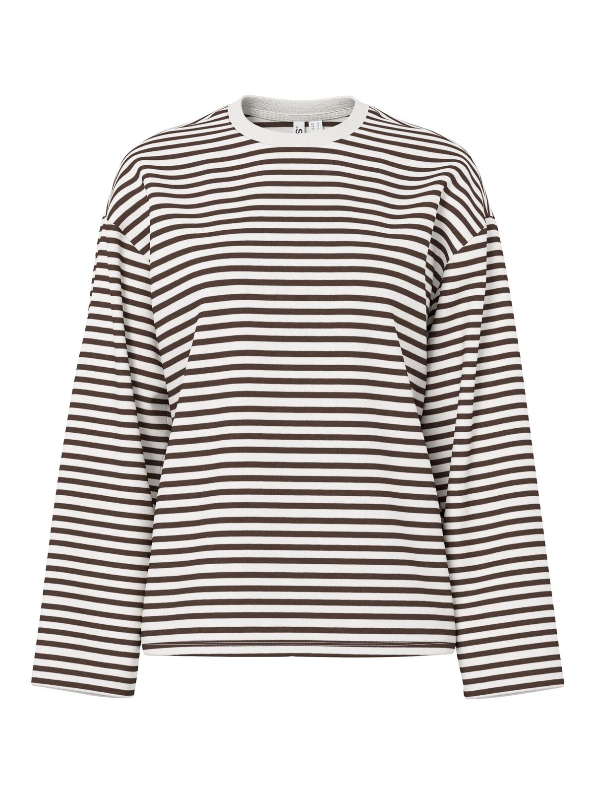 PCSADIE TOP MED LANGE ÆRMER | Brun | PIECES® Danmark