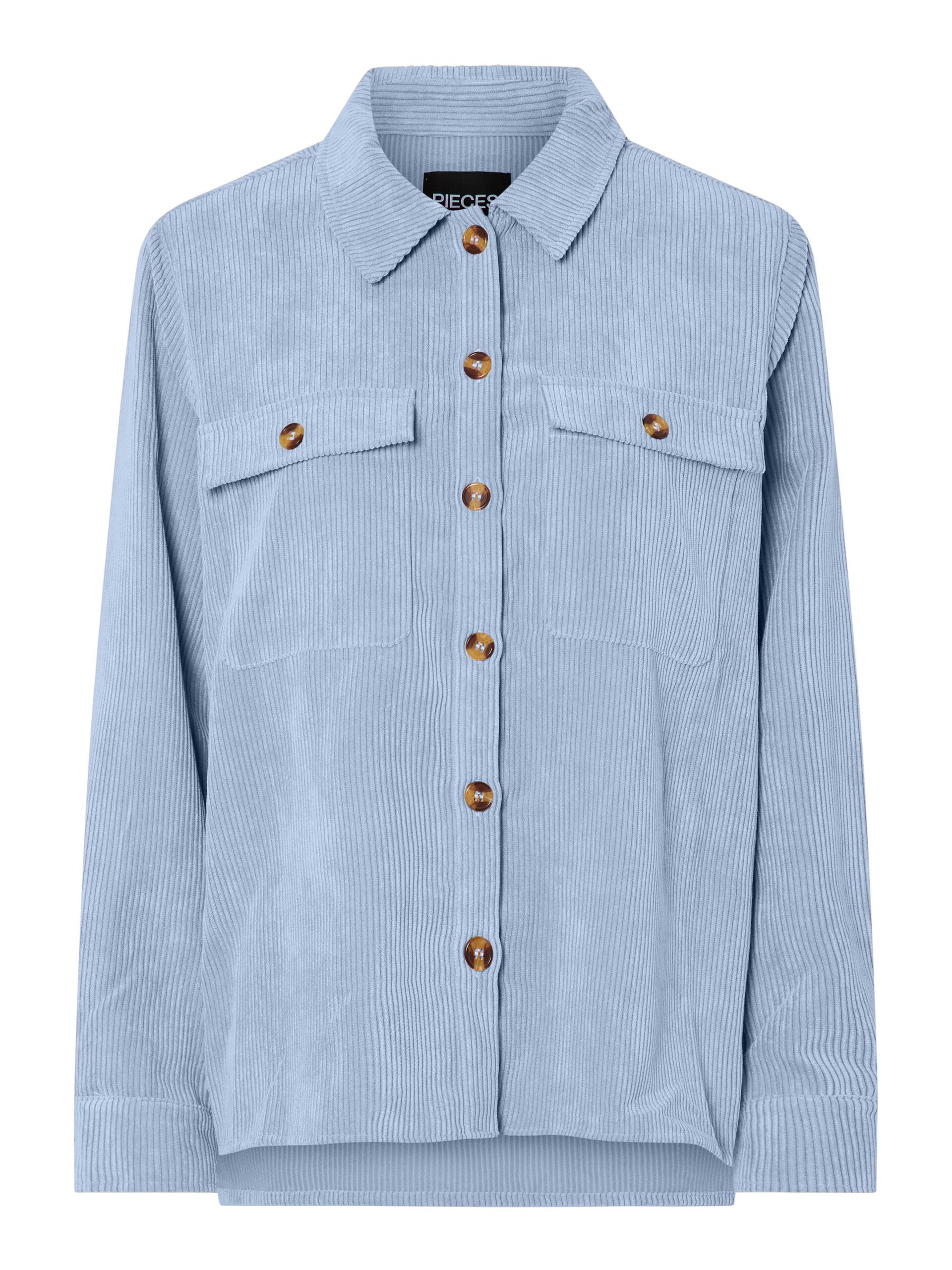 CAMISA | Azul | PIECES® España