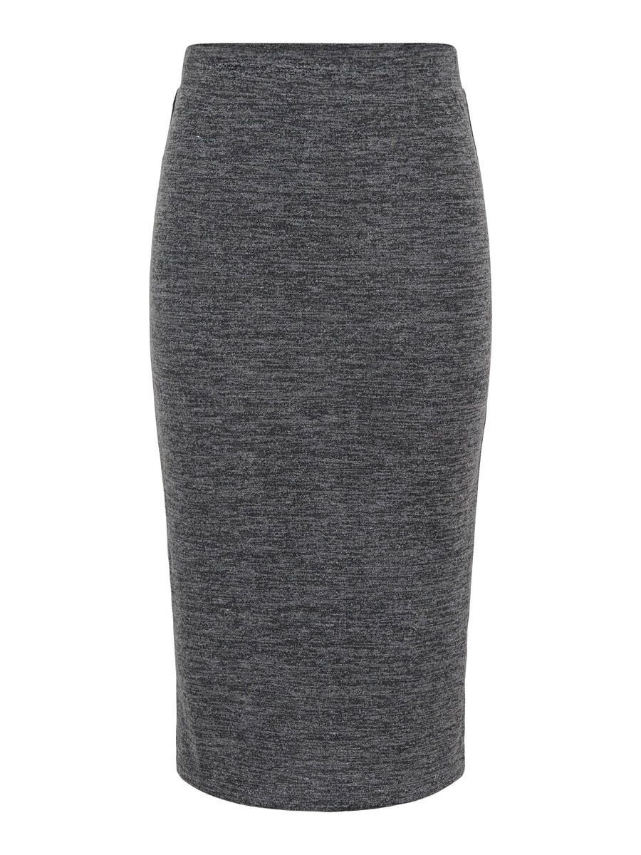 PENCIL MIDI SKIRT | Grey | PIECES® Germany