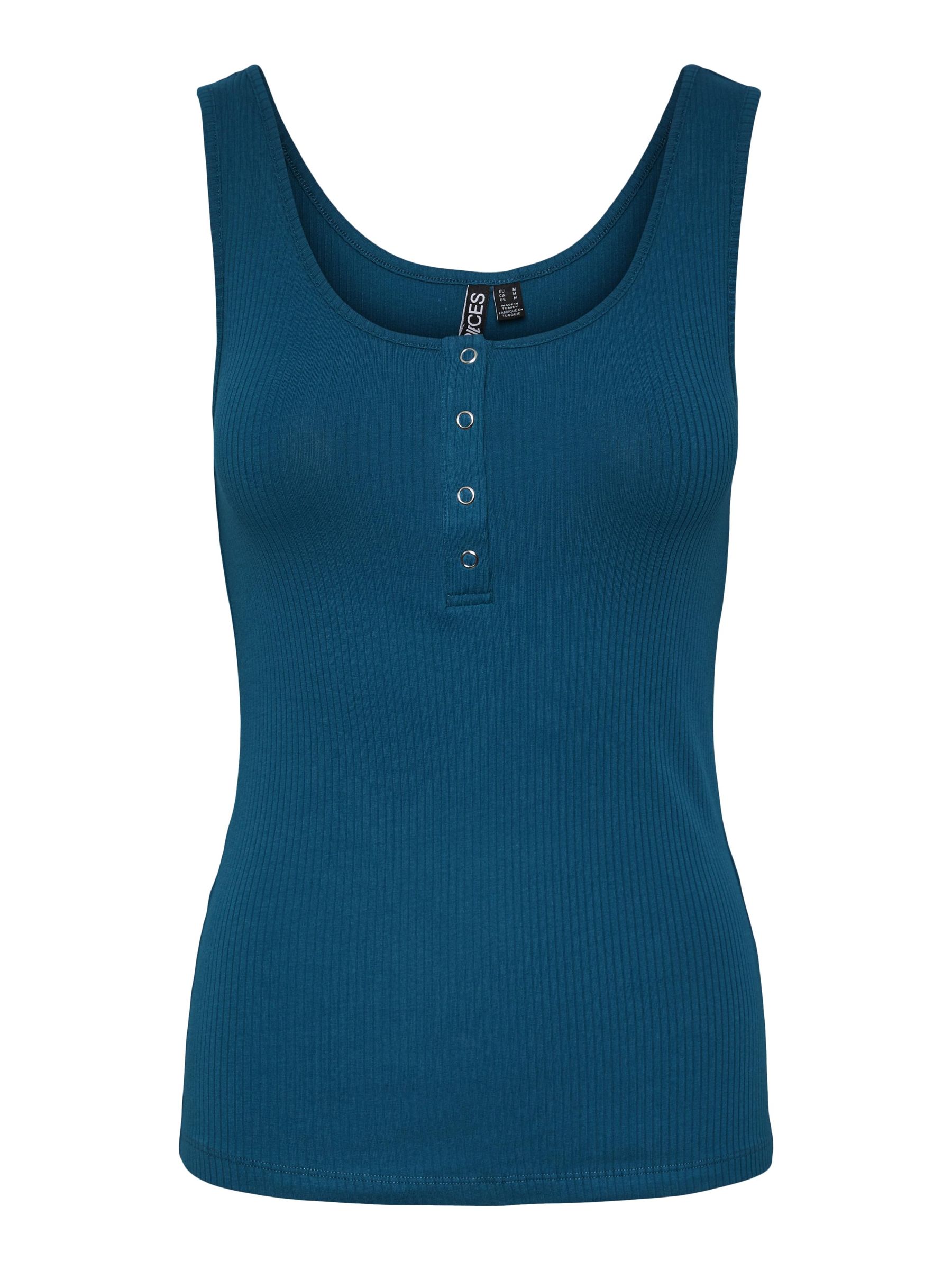 CAMISETA DE TIRANTES | Azul | PIECES® España