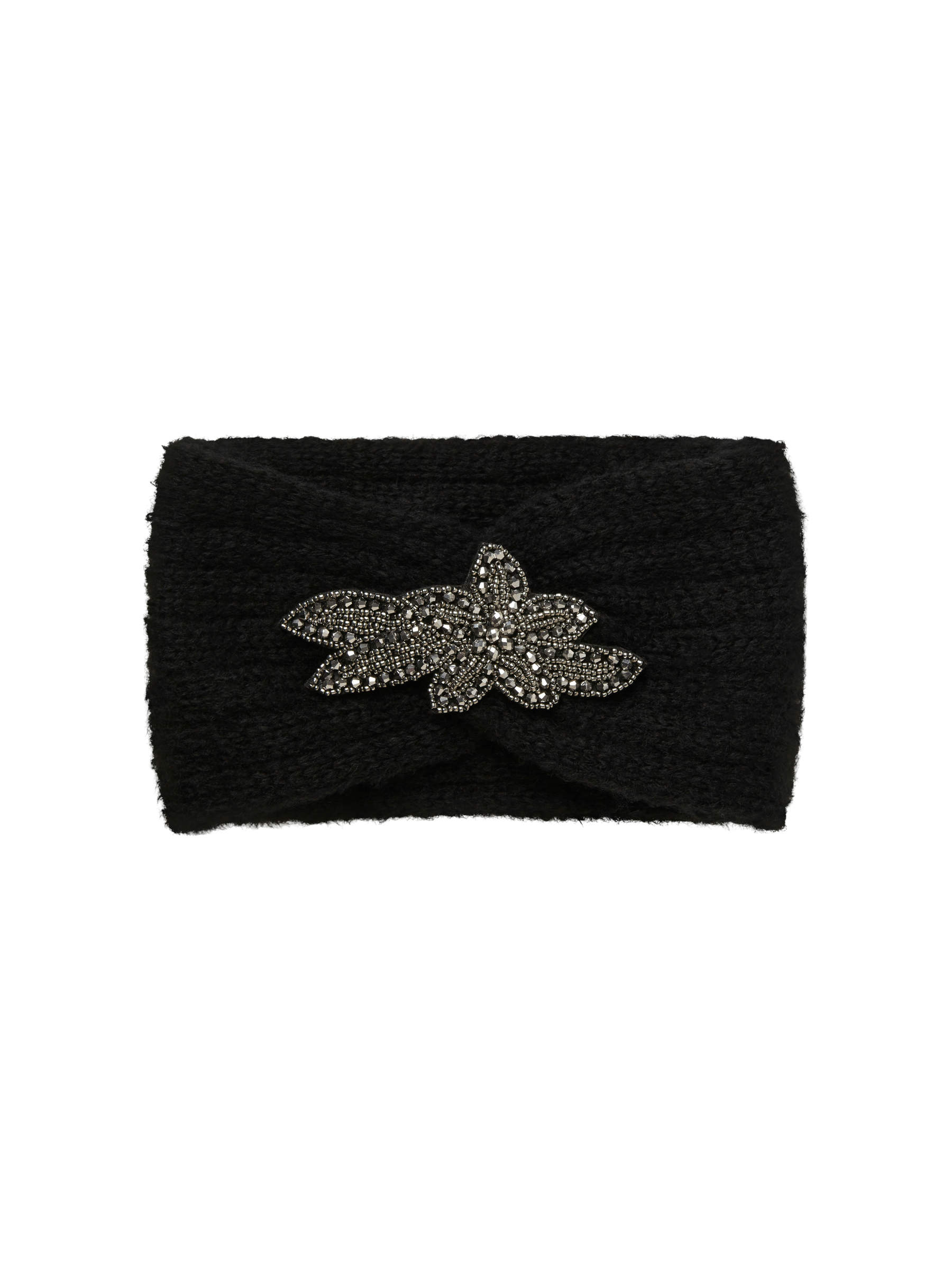 PERLE-BADGE HÅRBØJLE | Sort | PIECES® Danmark