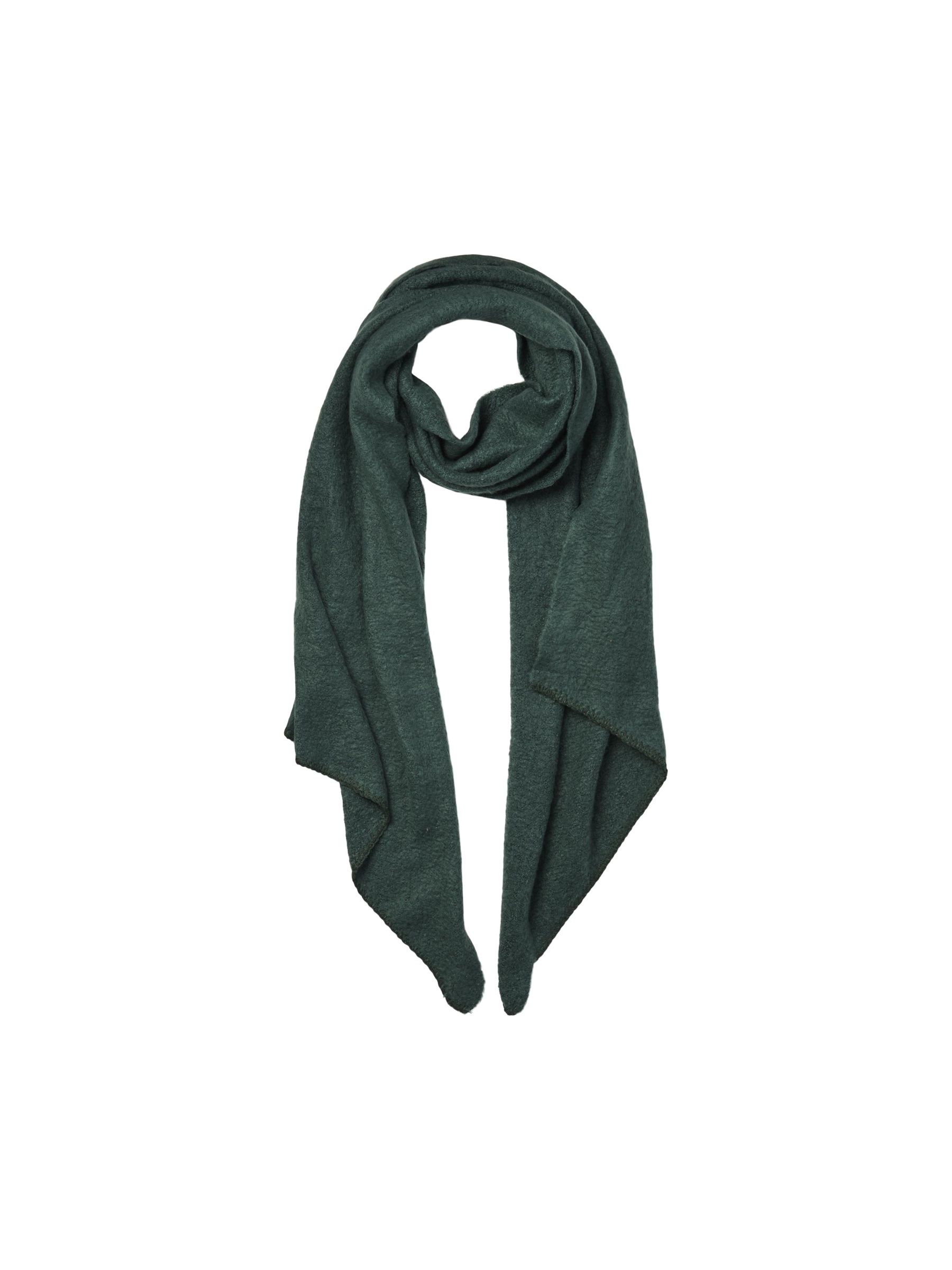 PCPYRON LONG SCARF | Green | PIECES® UK