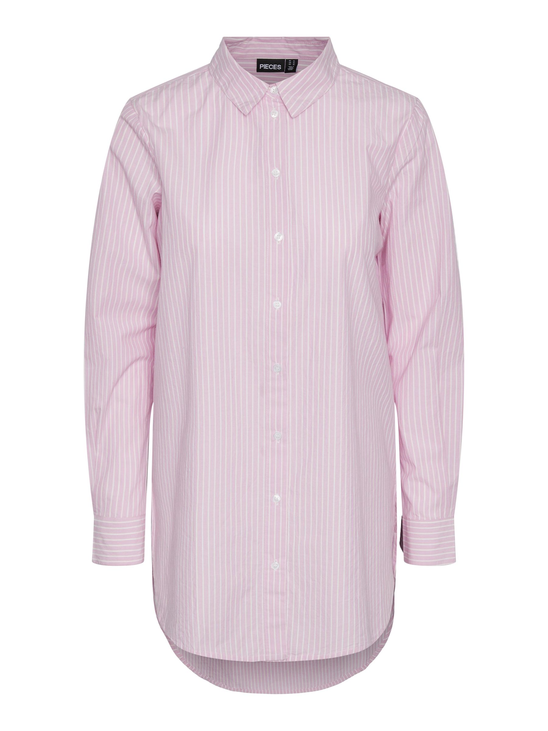 PCJIVA SHIRT | Pink | PIECES® UK